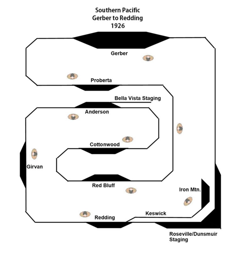 Layout - Gary Ray- Southern Pacific Model Layout